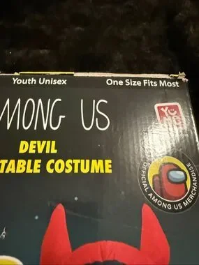 No Brand | Holiday | Among Us Devil Inflatable Halloween Blow Up ...